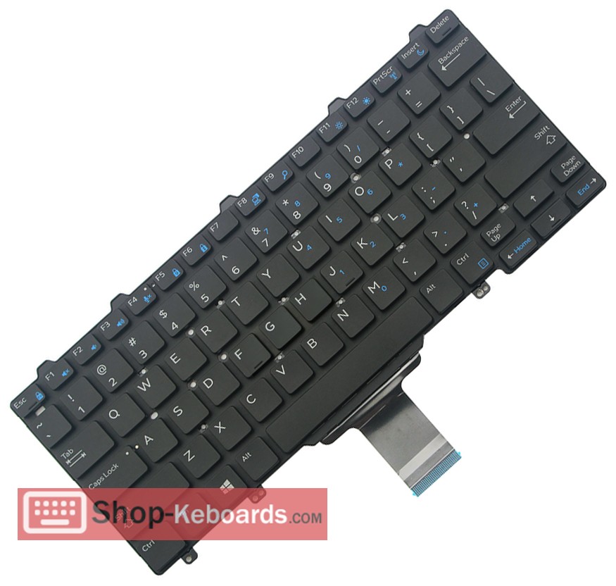 Replacement Dell Latitude E7270 laptop keyboards with High Quality from ...