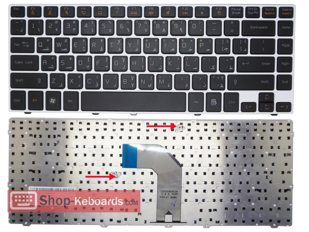 Replacement LG Xnote P430 laptop keyboards with High Quality from ...