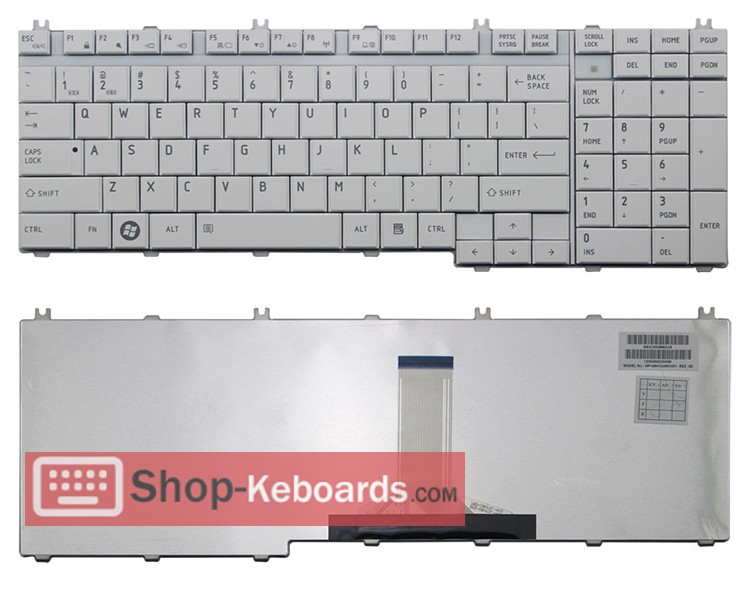Genuine Toshiba Qosmio x505-q885 keyboards with High Quality are ...