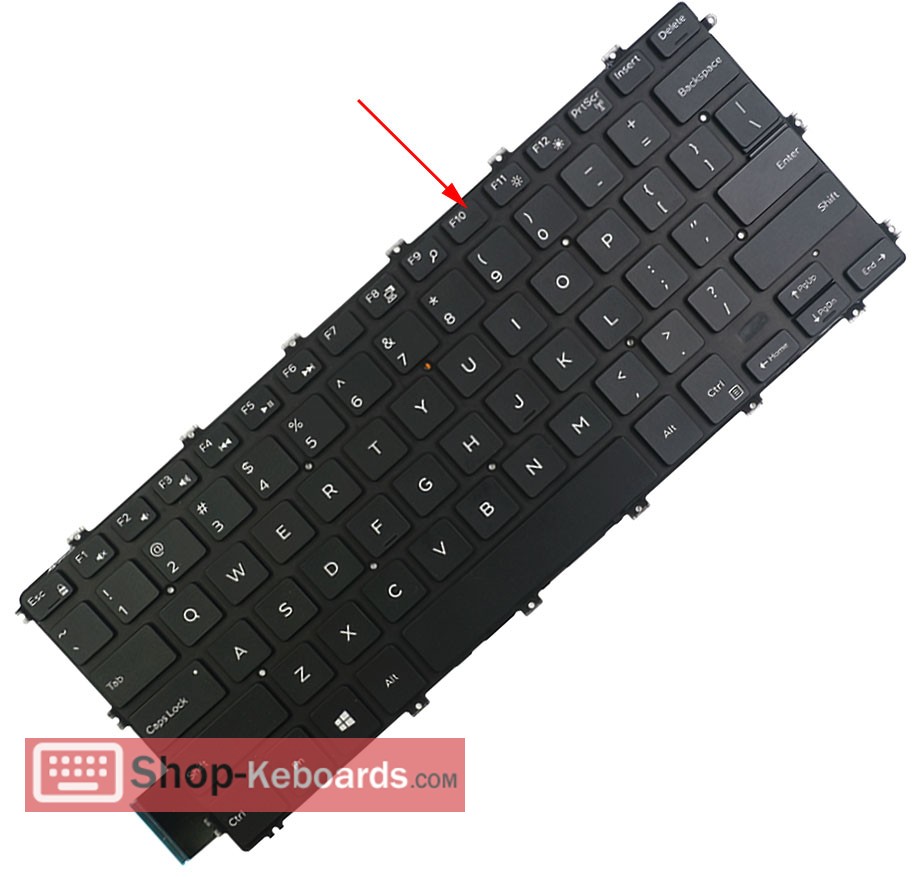 Replacement Dell INSPIRON 7586 2 IN 1 laptop keyboards with High ...