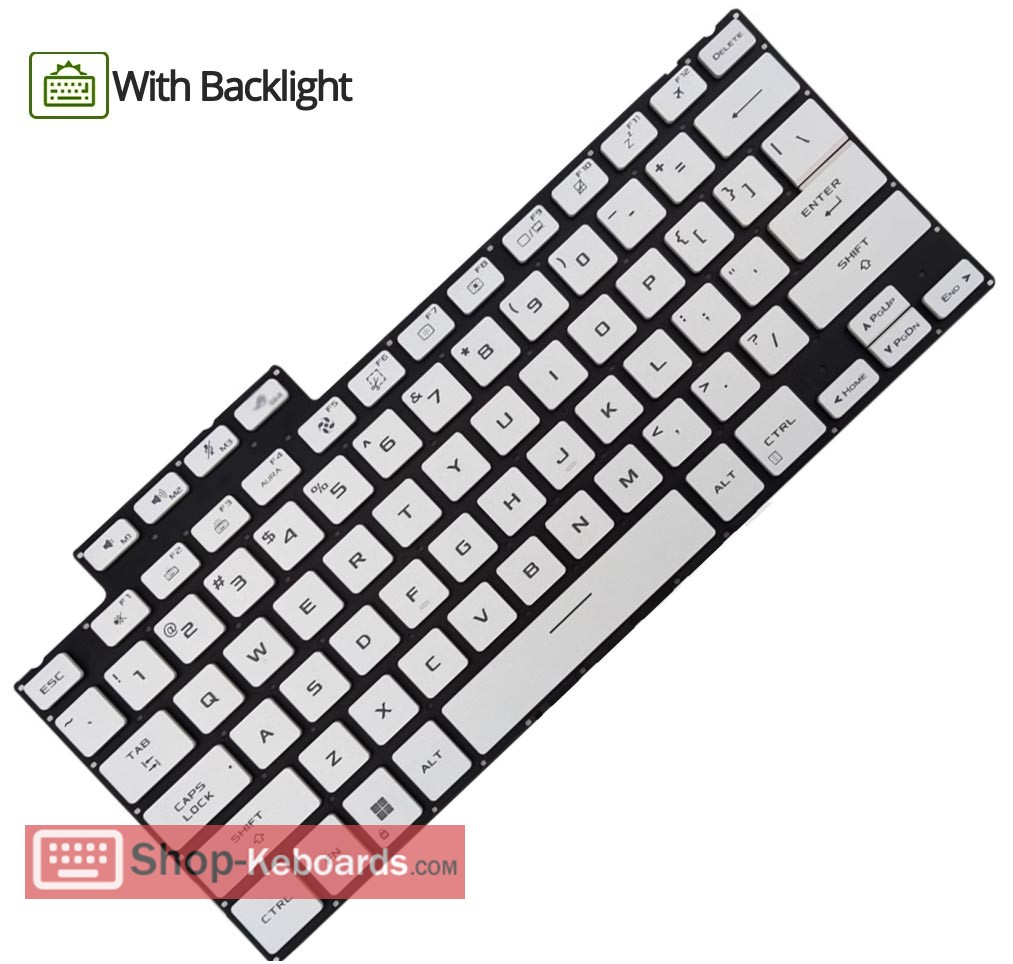Replacement Asus ROG Zephyrus GA402RK laptop keyboards with High ...