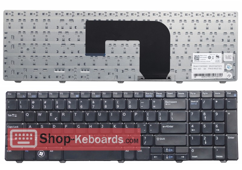Replacement Dell NSK-DPA06 laptop keyboards with High Quality from ...